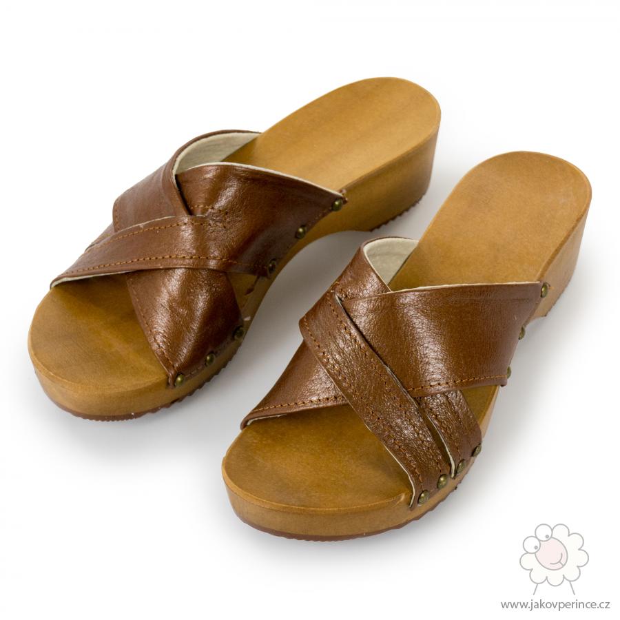 Dámske zdravotné dreváky bronz 35 Ako v perinke